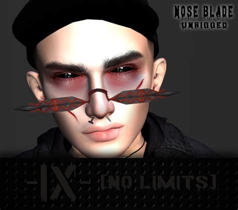 Second Life Marketplace Ix Nose Blade Box Add