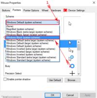 How To Customize Mouse Pointer On Windows And Change Scheme