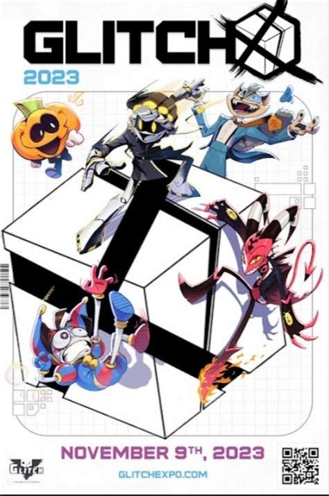 The Poster For Glitch X Which Features Characters From Different Eras