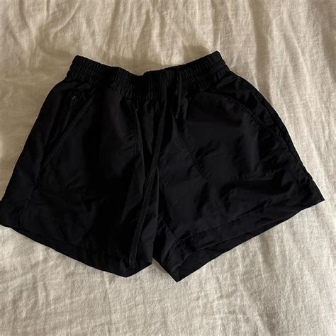 Zella Black Hiking Shorts Size Xxs Depop