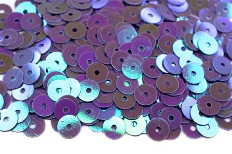Купить Пайетки круглые 6мм плоские цвет 23 сиреневый перламутр пластик 1022 168 10 грамм