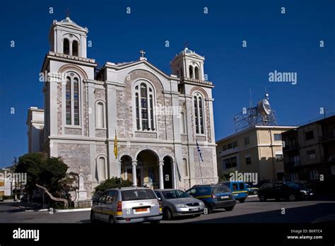 Church Of Saint Spiridon Vathy Samos Greece Stock Photo Alamy
