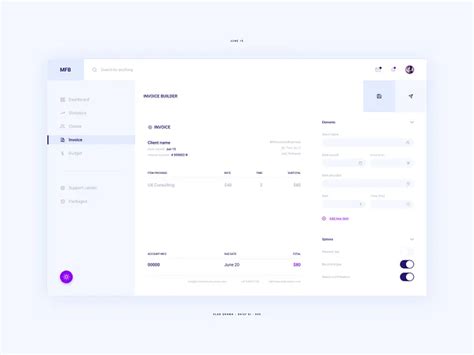 Invoice Ui Designs Themes Templates And Downloadable Graphic Elements