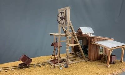 On2 On3 O Mine Hoist House And Headframe Scratch Built Craftsman