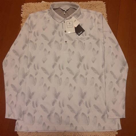 新品未使用 Lanvin Sport ランバンスポール 総柄刺繍ロゴ 長袖シャツ メルカリ