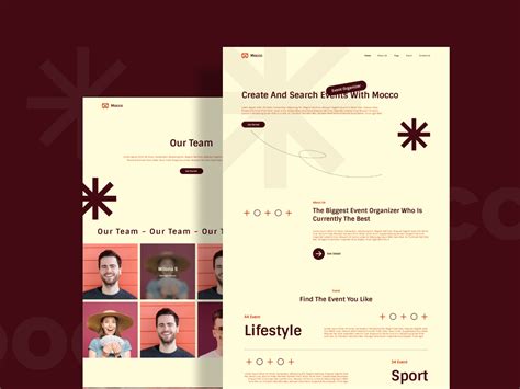Moocoo Event Organizer Website Design By Ants Theme On Dribbble