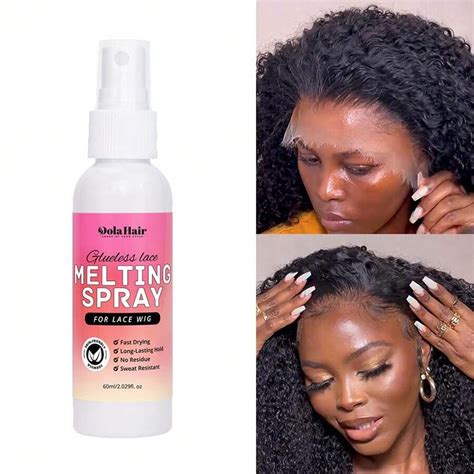 60 Ml Lace Melting Spray For Glueless Wig Install Strong Hold Lace