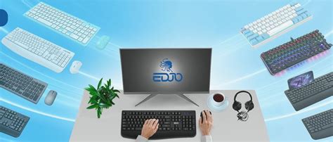 Wireless Keyboard And Mouse Combo Edjo 2 4ghz Rechargeable Ergonomic Computer