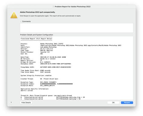 Photoshop Crash Every Time I Launch Adobe Community 12953111