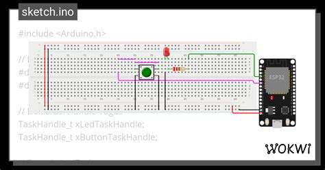 TP Modul Wokwi ESP STM Arduino Simulator