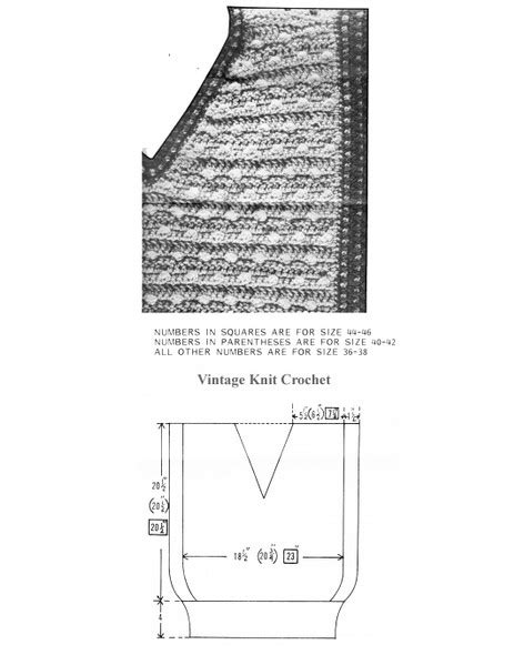 Womans Crochet Vest Pattern Size 40 To 46 Laura Wheeler 429 Mail