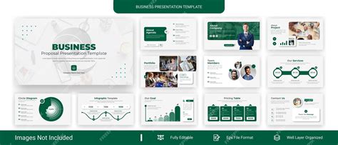 Premium Vector Creative Business Powerpoint Presentation Slides