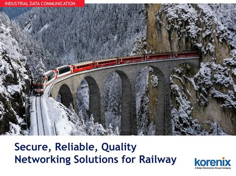 Secure Reliable Quality Networking Solutions For Railway 2019 Ppt
