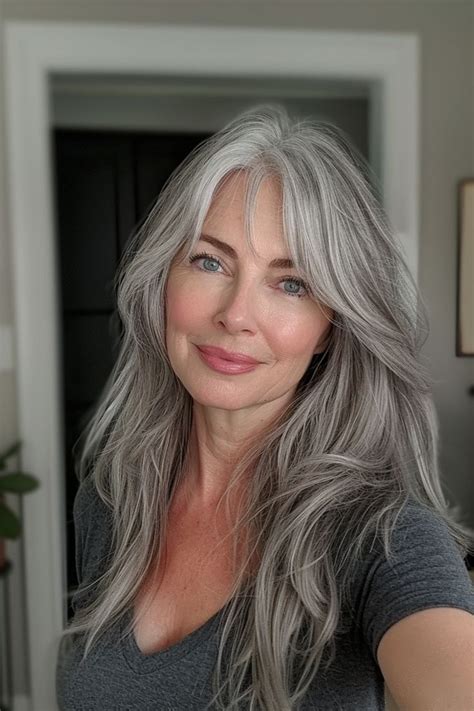 19 Side Bang Looks To Complement Curly Hair In 2024 Grey Hair