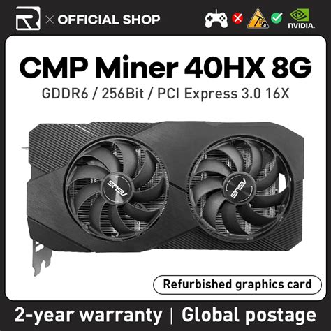 ASUS NVIDIA CMP 40HX 8GB Professional Mining Graphics Card Storage Uses ...