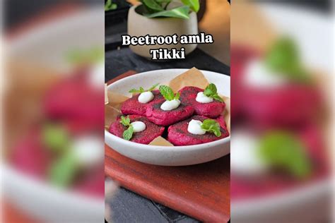 Healthy and Guilt-Free Beetroot Amla Tikki Recipe by Sumit & Priyanka Kapoor | Whosthat360