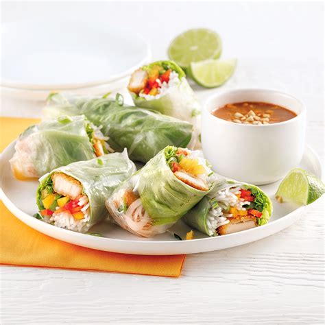 Rouleaux De Printemps Au Poulet Croustillant 5 Ingredients 15 Minutes
