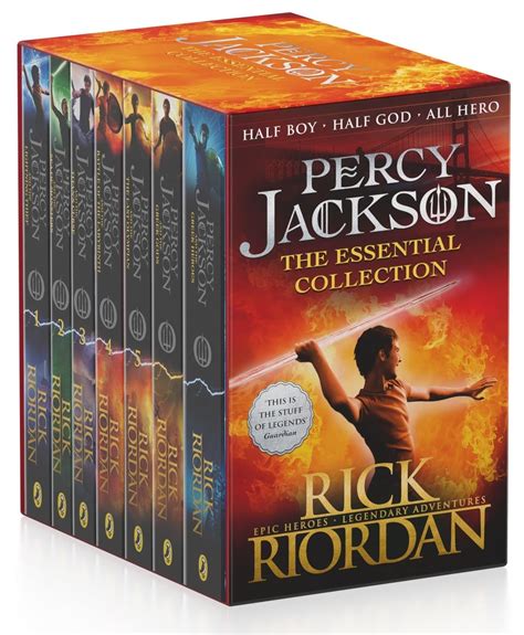 Essential Percy Jackson Collection 7 Cop Riordan Rick Amazonca Books