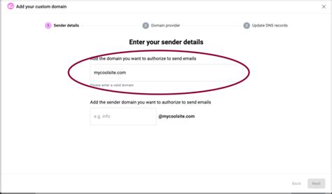 Add A Custom Domain To Site Mailer Elementor