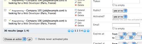 Jobeet Day 12 The Admin Generator Symfony Blog