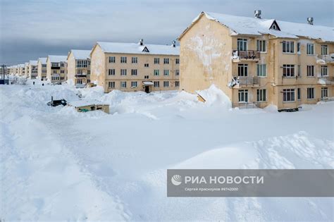 Последствия снежного циклона в Южно Сахалинске РИА Новости Медиабанк