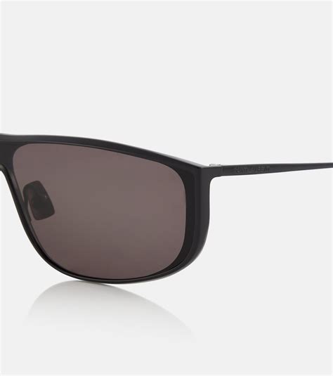 Luna Rectangular Sunglasses In Black Saint Laurent Mytheresa