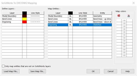 How To Customize The Formatting Of A Solidworks Dxf Or Dwg File