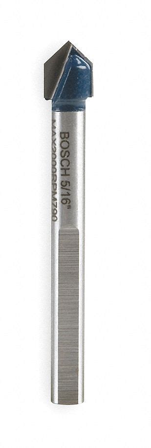 Bosch Glass And Tile Drill Bit 516 In Carbide Tipped Straight With