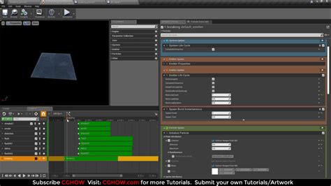 ground breaking effect unreal engine niagara tutorial cghow ashif ali