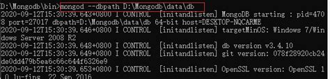 Windows上安装mongodb步骤及过程报错无法启动mongo T Date2024 03 22t222854