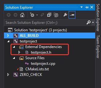 CMake How To Show Headers In Header Files In Visual Studio Project Stack Overflow