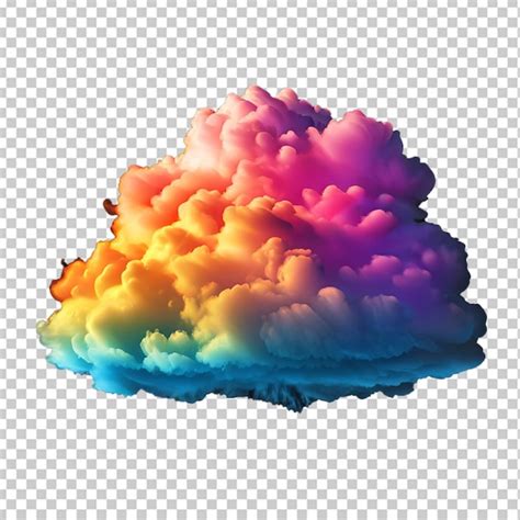 3d Rainbow Cloud Psd 8000 High Quality Free Psd Templates For Download