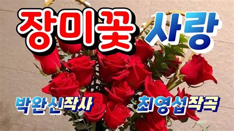 장미꽃 사랑 박완신교수작사 최영섭선생작곡 송기창교수bar 한국가곡100주년 기념연주곡 Kbs아트홀 연주 Youtube