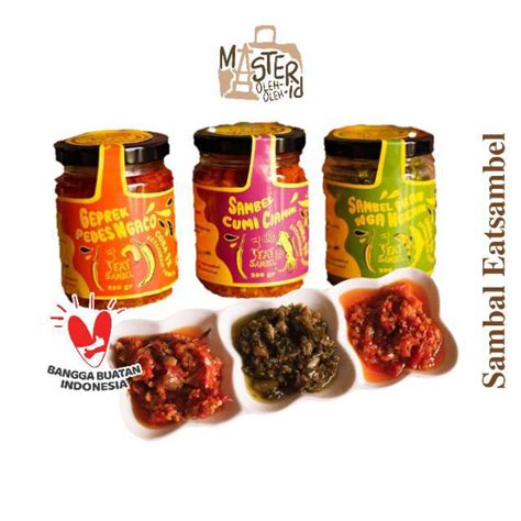 Sambal Cumi Eatsambel Garansi Enak Gratis Bubble Dus Sambel Sambal Botol Sambel Geprek Sambel