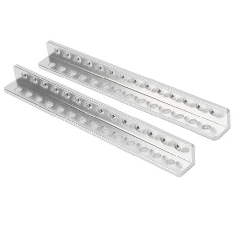 2pcs Robot Aluminum Beam Lshaped 14 Hole Industrial Supplies 12 X 12 X
