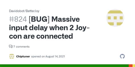 [bug] massive input delay when 2 joy con are connected · issue 824