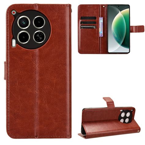 Tecno Camon 30 4g Cl6 Case Pu Leather Stand Holder Camon 30 5g Cl7 Flip Casing Magnetic Folding