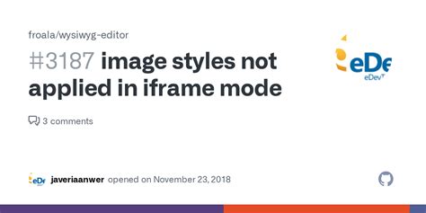 Image Styles Not Applied In Iframe Mode · Issue 3187 · Froalawysiwyg