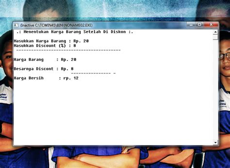 Program C Menghitung Harga Diskon Suatu Barang Website Inspirasi
