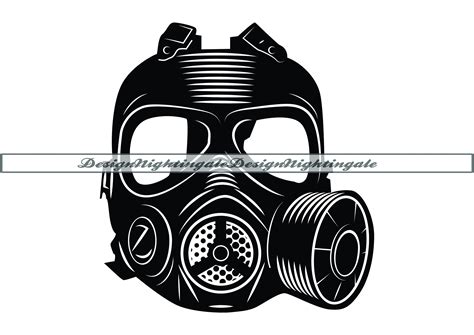 Gas Mask 2 Svg Radioactive Svg Nuclear Svg Gas Mask Clipart Gas