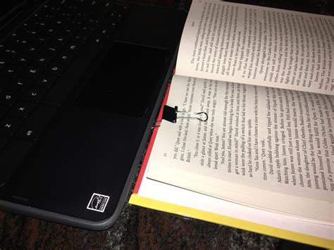 Use A Binder Clip Tucked Under The Computer While Typing To Keep Your