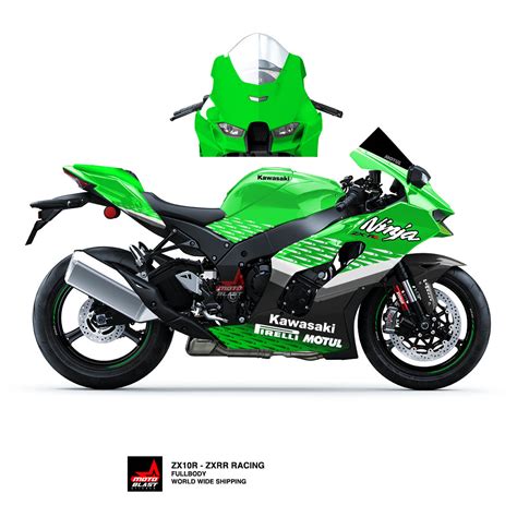 Modifikasi Striping Kawasaki Zx10r Racing Green Motoblast