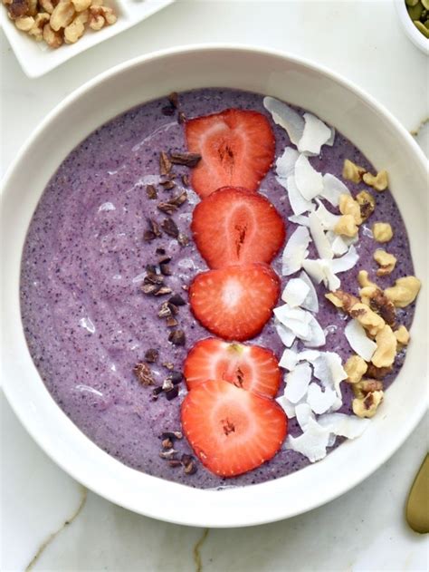 Blueberry Smoothie Bowl Glow By Marlowe Ricetta