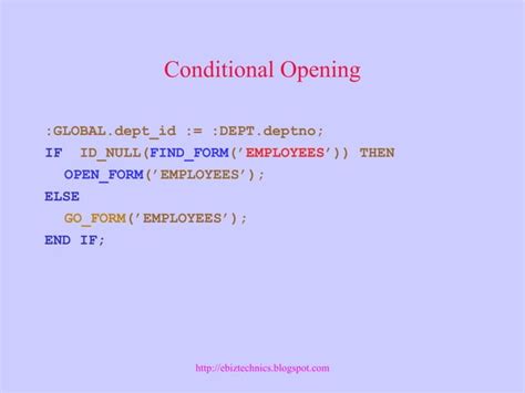 Oracle Forms Introduction To Multiple Forms Ppt