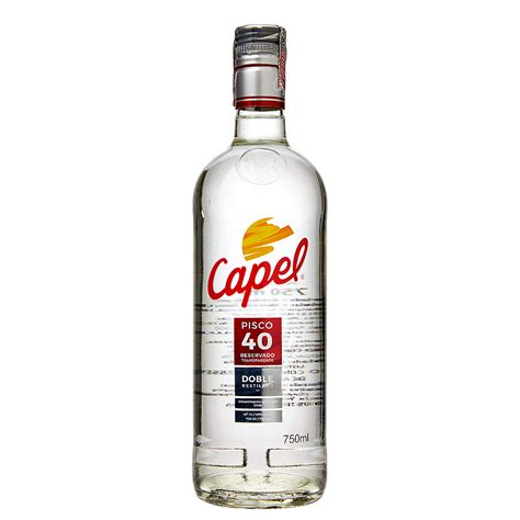 Pisco Capel Reservado 750ml Compre Bebidas Online Whisky Vodka