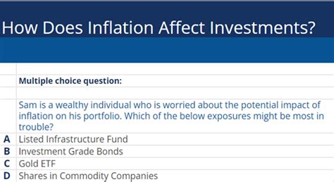 How Does Inflation Affect Investments Financial Edge