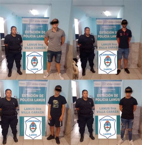 LANÚS DETIENEN A CINCO HOMBRES QUE CIRCULABAN ARMADOS EN DOS AUTOS