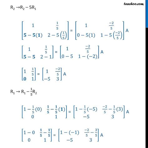 Ex 3 4 7 Find Inverse 3 1 5 2 Class 12 Matrices NCERT