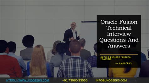 Oracle Fusion Technical Interview Questions And Answers