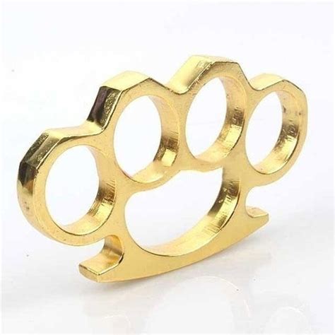 Unisex Brass Knuckles Tactical Survival Multi Functional Self Defense